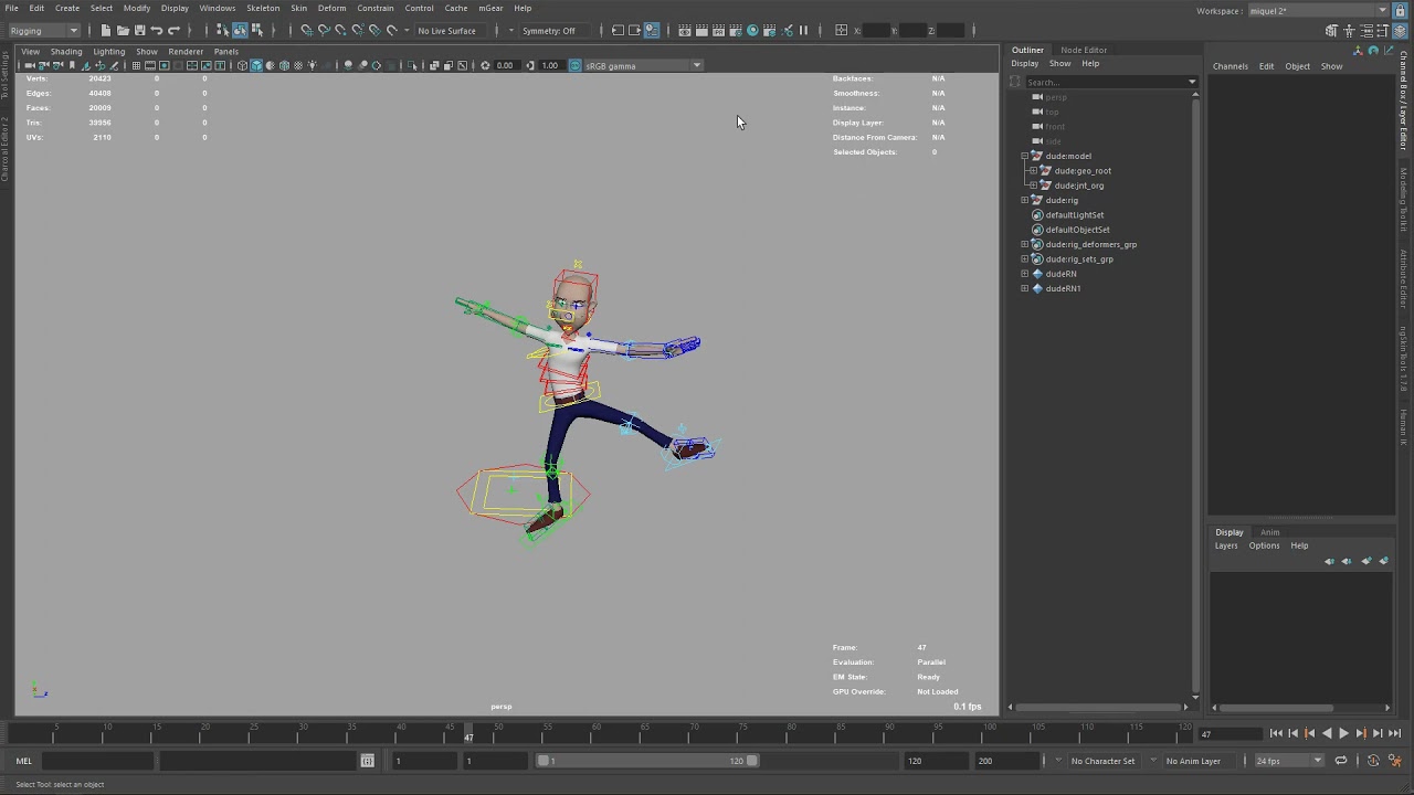 mGear Basics: 19 export to game engine