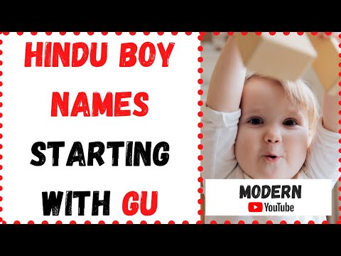 💖Latest 2023 ᐅ baby boy names starting with Gu | Gu name list boy Hindu | boy names starting with Gu