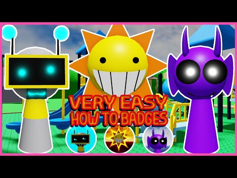 Roblox - Update - How to get 3 New Badges in 3D Sprunki Roleplay