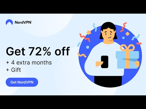 Special NordVPN birthday deal: 72% off + 4 months + a gift π