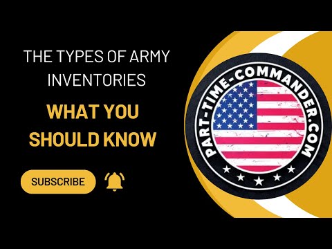 The Types of Army Inventories