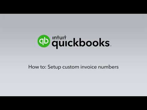 How to setup custom Invoice numbers | AUS