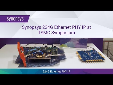 Synopsys 224G Ethernet PHY IP Interop at TSMC Symposium 2023