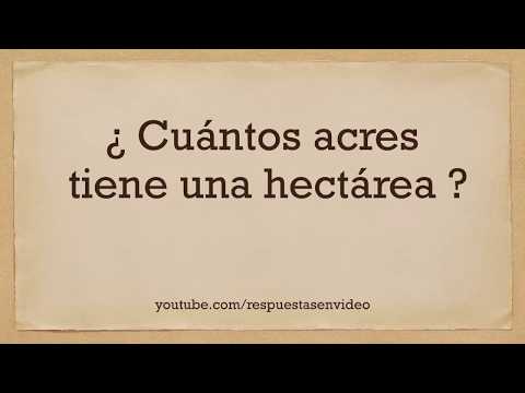 Cuántos ACRES tiene una HECTÁREA
