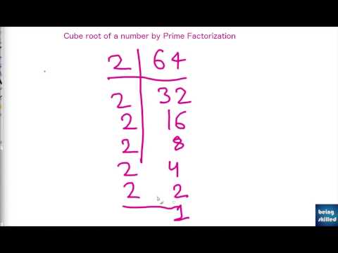 Maths Class - Calculating Cube root of a number using Prime Factorization method