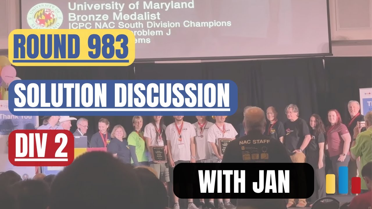 Codeforces Round 983 (Div 2) - Programming Contest Solution Discussion