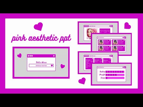 Pink Aesthetic PPT Tutorial | PowerPoint Aesthetic Template | #ppt #powerpoint