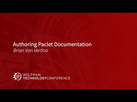 Authoring Paclet Documentation