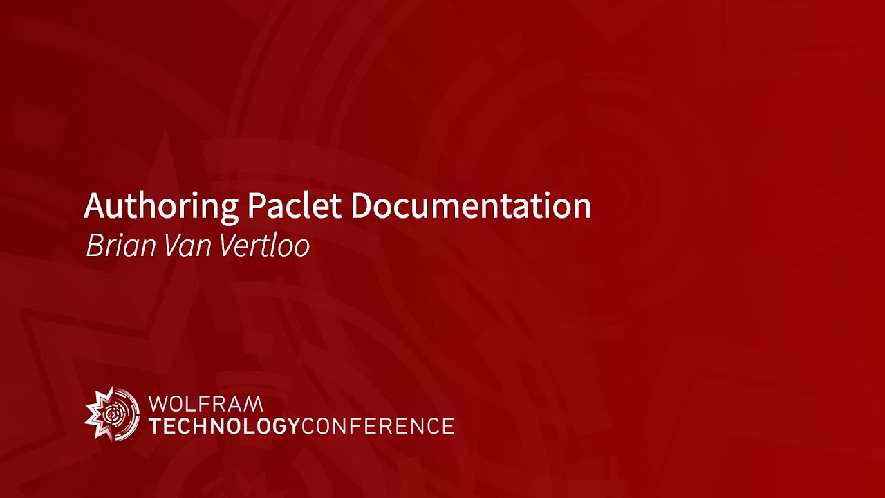 Authoring Paclet Documentation