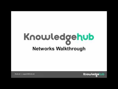 How to access your network on the Knowledge Hub