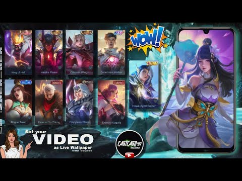 MLBB Kagura New Skin _ VIDEO Live Wallpaper and HD WALLPAPER| set you Video as Live Wallpaper| MLBB
