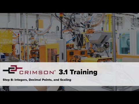 Crimson 3.1 Training - Integers, Decimal Points, and Scaling
