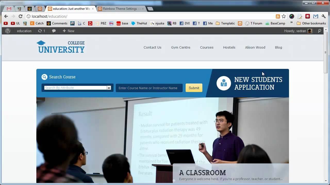 Education Academy Theme Overview