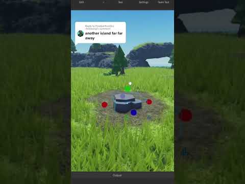 New island for my Roblox survival game!! 🏝️🏝️
