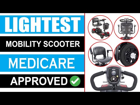 #1 Lightest Mobility Scooter Medicare Approved (4 Wheel)
