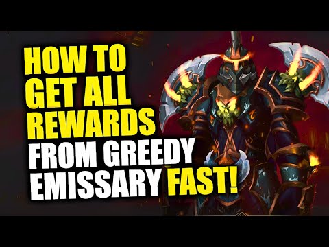 How To Get All Rewards From Greedy Emissary Event On Day 1! T2 Sets & Inarius' Charger Mount Guide