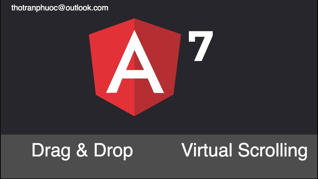 Angular 7 Drag Drop and Virtual Scrolling