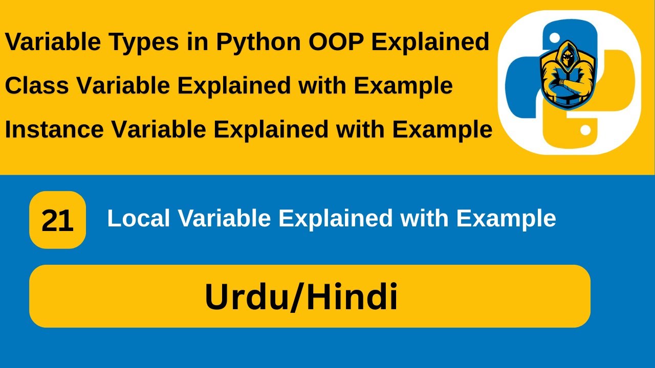 Class, Instance, and Local Variables in Python OOP Explained