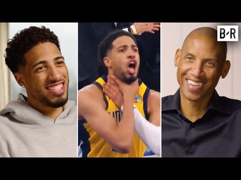 Tyrese Haliburton Sits Down w/ Reggie Miller to Talk Pacers' Game 1 Comeback & Choke Sign