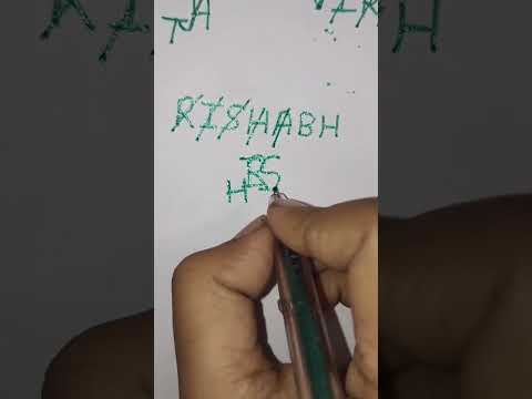 RISHABH Name LOGO #viral #shortvideo #name #namelogo #shortsvideo #new #logo #shots #shorts #short