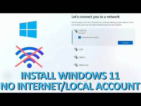 Install Windows 11 OFFLINE 2025 - No Microsoft Account Needed!