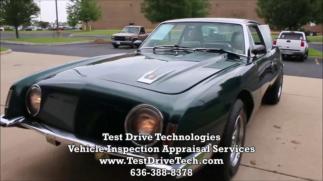 1963 Studebaker Avanti Classic Car Pre Purchase Inspection Video
