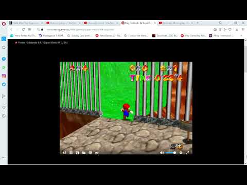 Play Nintendo 64 Super Mario 64 USA Online in your browser   RetroGames cc   Opera 2020 10 10 19 39