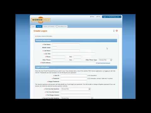 WorkInTexas.com- How to Register Video