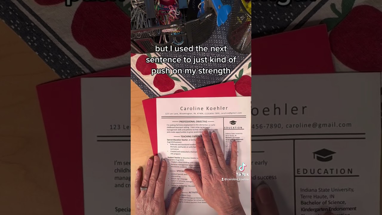 Writing Resumes for Teachers - Professional Objectives, Templates & Examples