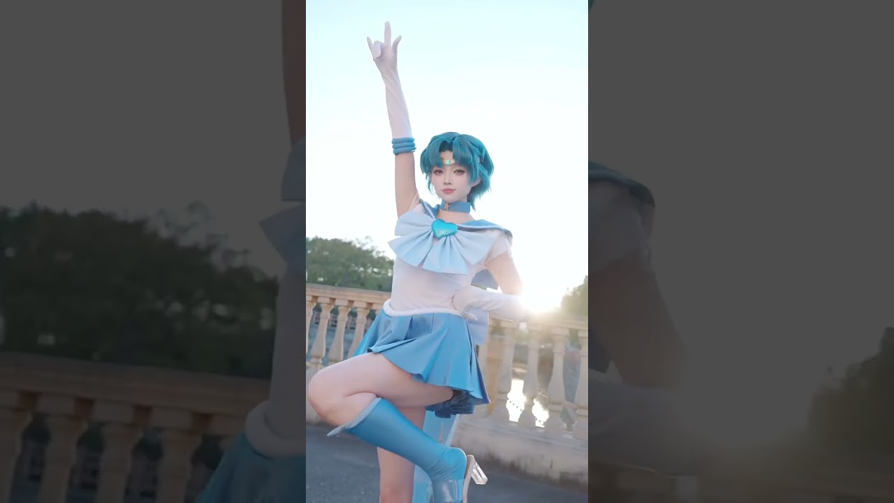 Sailor Mercury Cosplay Sailor Moon Ami Mizuno #cosplay #sailormercury  #sailormoon #shorts