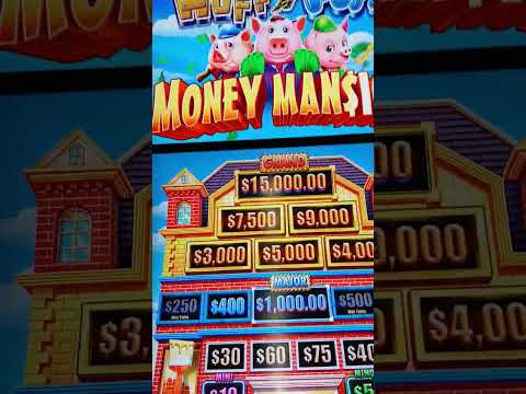 My first time playing this new slot game 09/27/2024 friday #huffnpuffmoneymansion caesarspalace