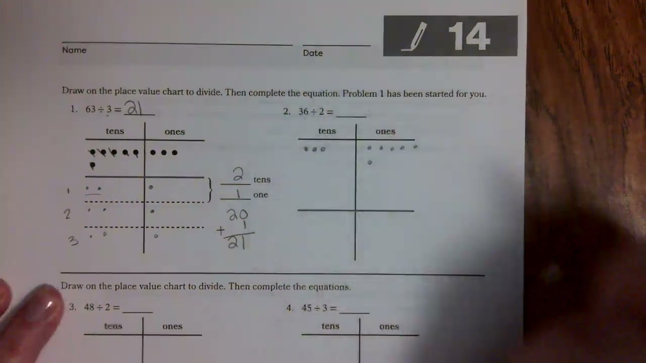 Eureka2 4th Grade Module 2 Lesson 14 (division) Part 1.