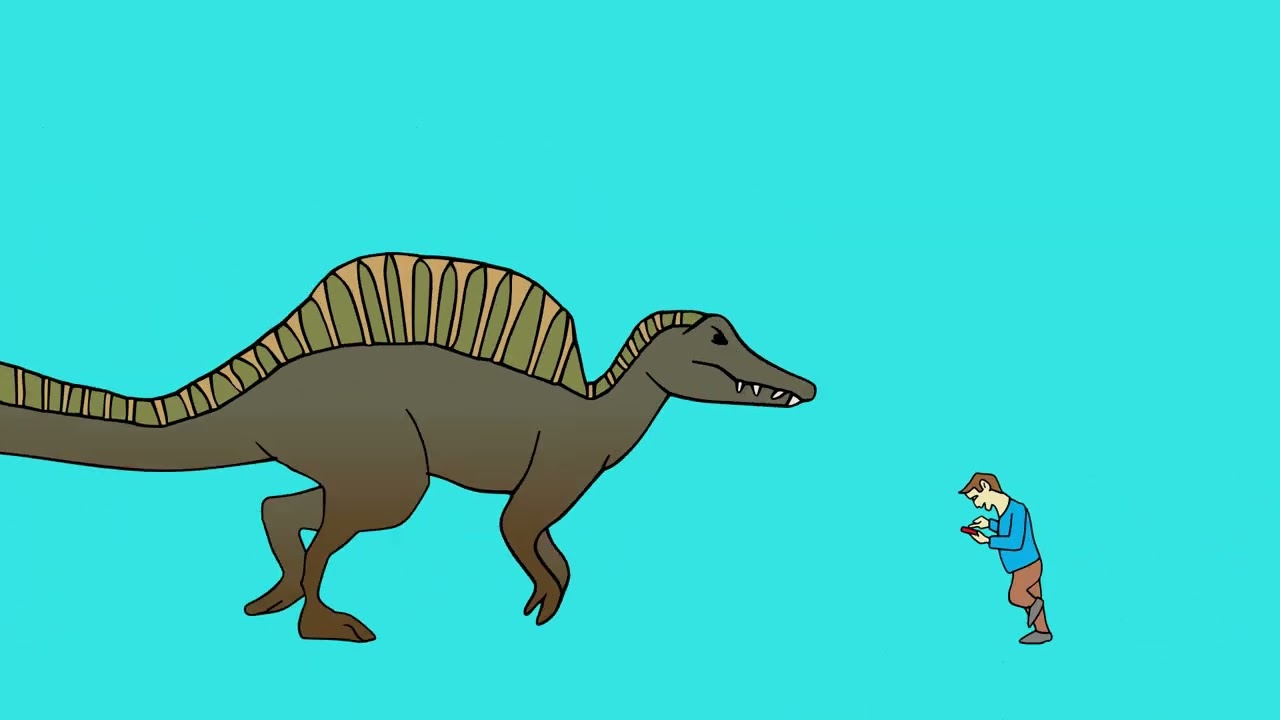 Spinosaurus Size Comparison to Human