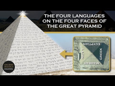 The Four Languages of the Great Pyramid: The Writing on the Casing Stones | Ancient Architects