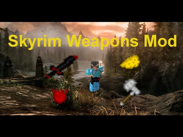 The Miner Scrolls V: Skyrim (1.6.4) Minecraft Mod