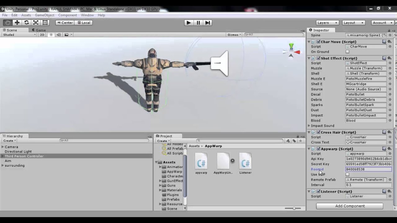 Multiplayer Third Person Shooter Game - Tutorial 3