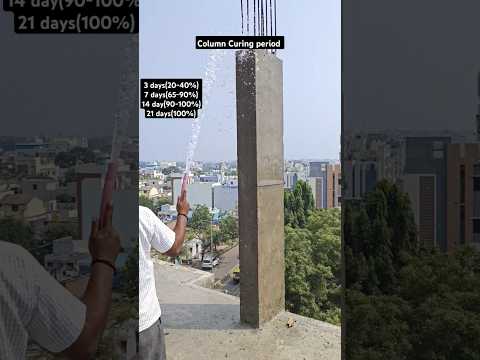 Curing of concrete as per Is code 456-2000 | Curing for Column | Column curing period |
