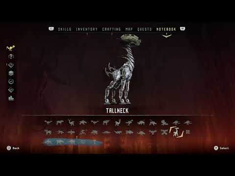 Horizon Zero Dawn - PS4 - Machine Catalogue - All Machines Viewed