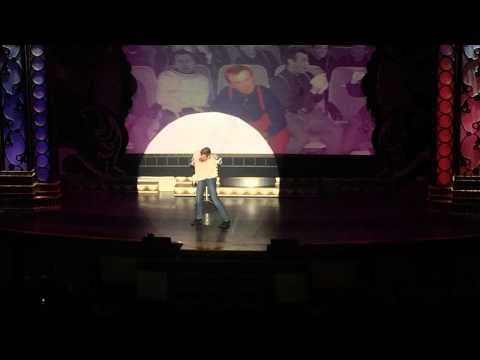 Christopher James aboard the Showboat Branson Belle - Straitjacket Routine