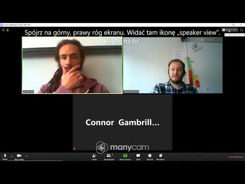 Zoom tutorial: Speaker and Gallery view (English with Polish subtitles)
