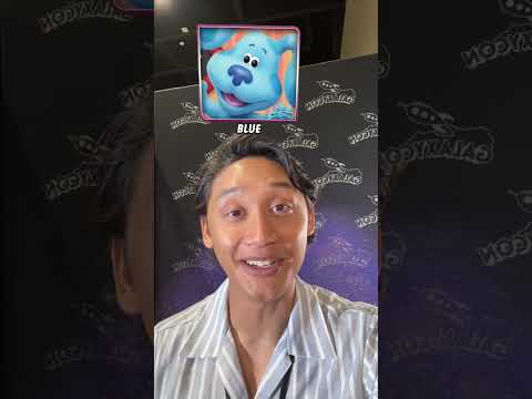 Josh Dela Cruz finds out which Blue's Clues character he is