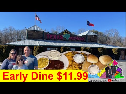 Texas Roadhouse | $11.99 Early Dine Menu