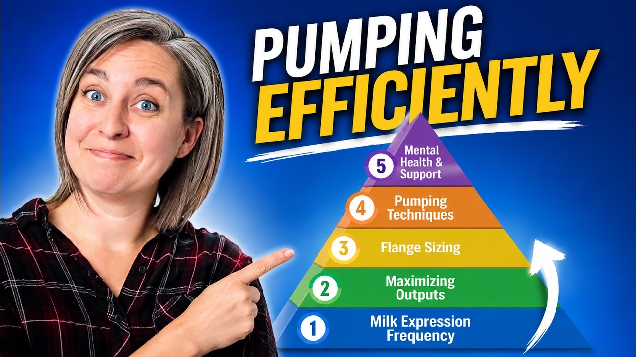Pumping Efficiently: 5 Steps to pump MORE milk in LESS time!