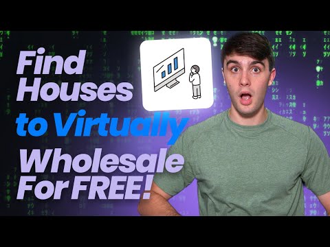 How To Find Houses To Virtually Wholesale For FREE! (Step by Step)