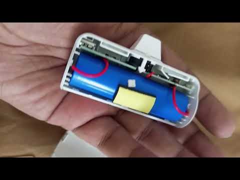 iwalk mini portable power bank 3000mah 4500mah teardown 18650 battery replacement