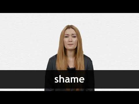 SHAME definition and meaning | Collins English Dictionary