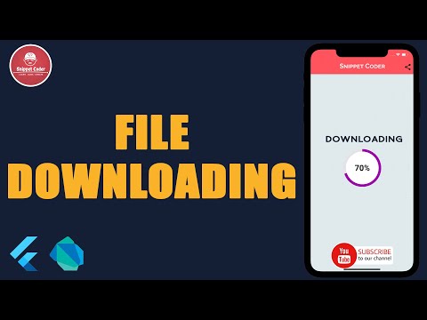 Learn Flutter Download Large Files Pdf Json MP3 Image etc With Progress - Mind Luster