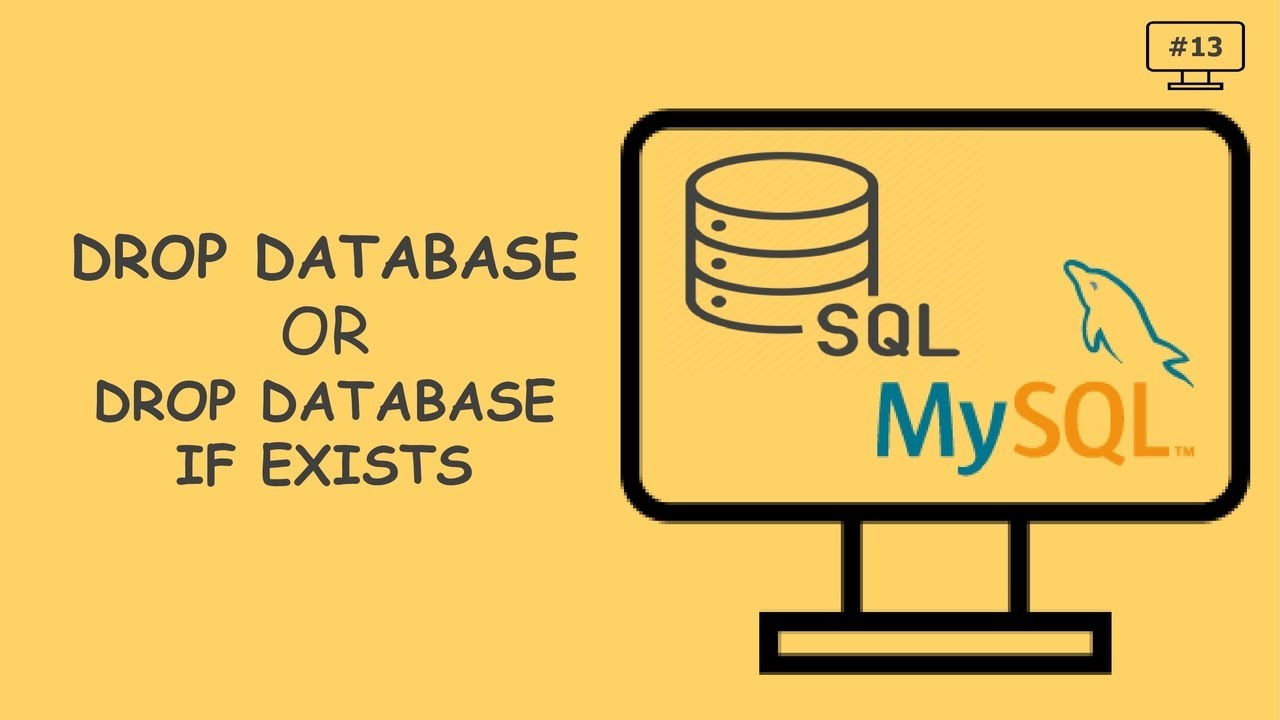 drop database in mysql | drop database if exists