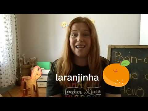 Rhyming words in Portuguese. poem Laranjinha