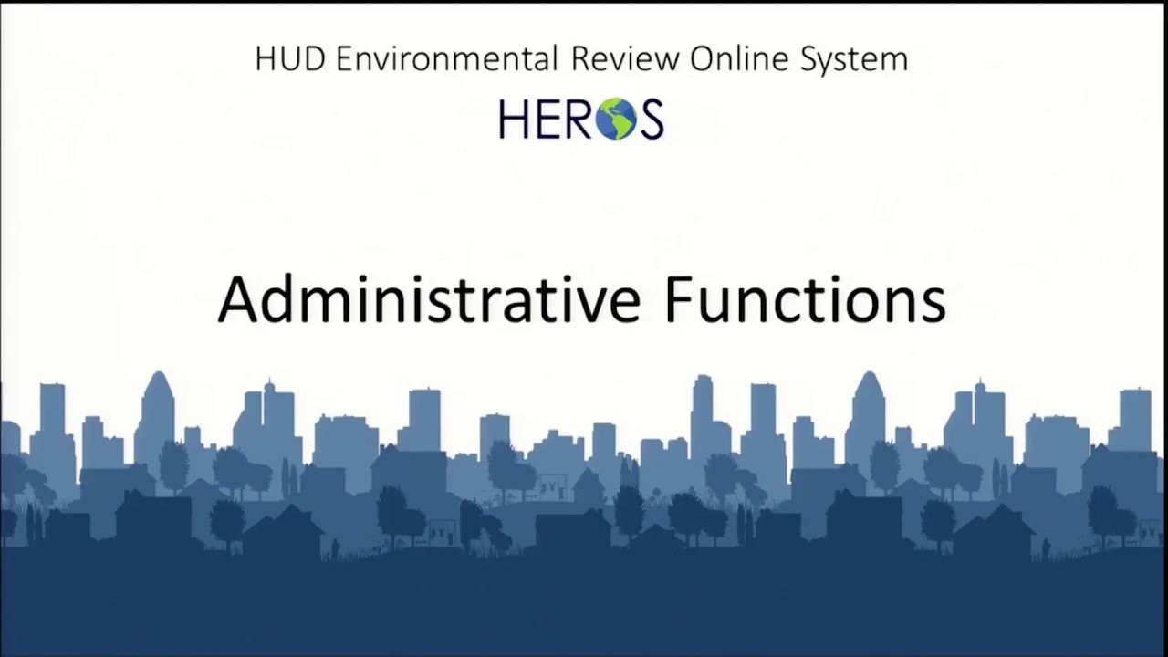Administrative Functions in HEROS
